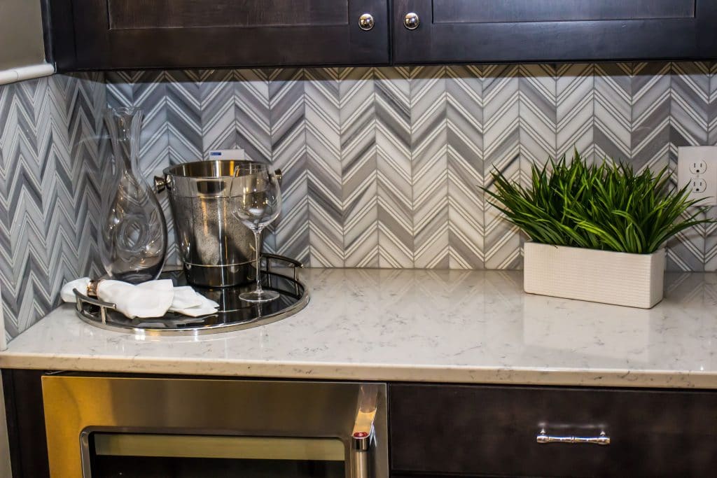 How to Use Chevron Tile Patterns to Enhance a Space